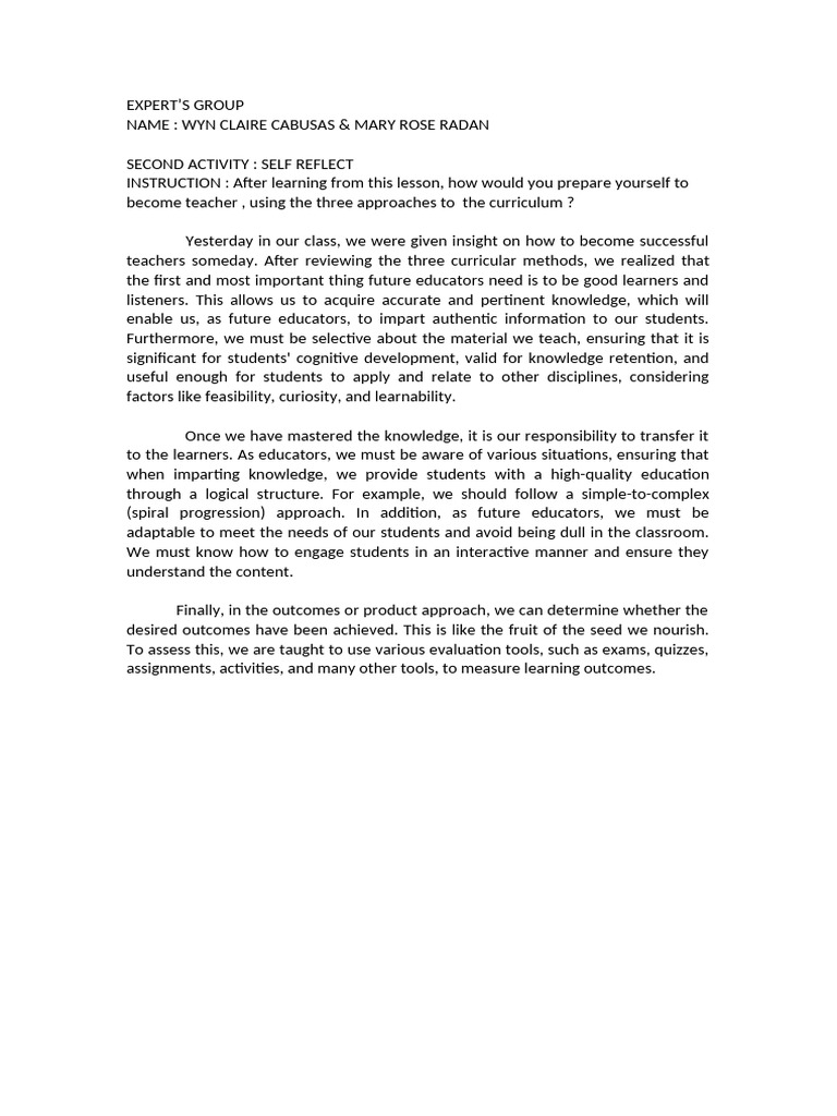 Second Activity (Profed9) | PDF