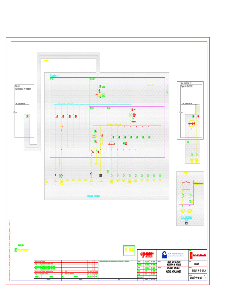 S1004 1 PL EL 001 - Diagrama Unilineal Instalaciones Nuevas Layout1 | PDF