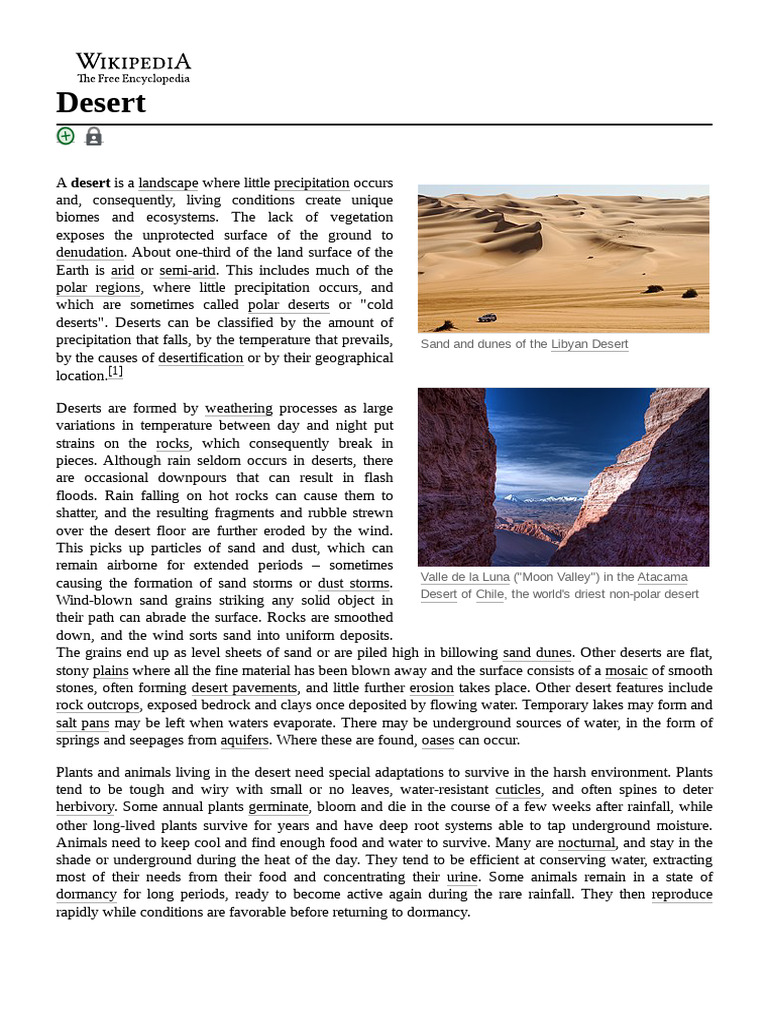 Desert | PDF