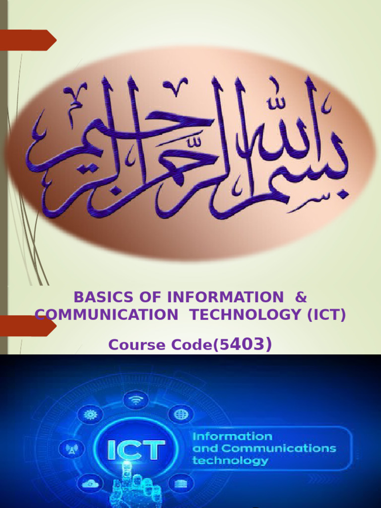 Understanding ICT Basics and Applications | PDF | Educational ...