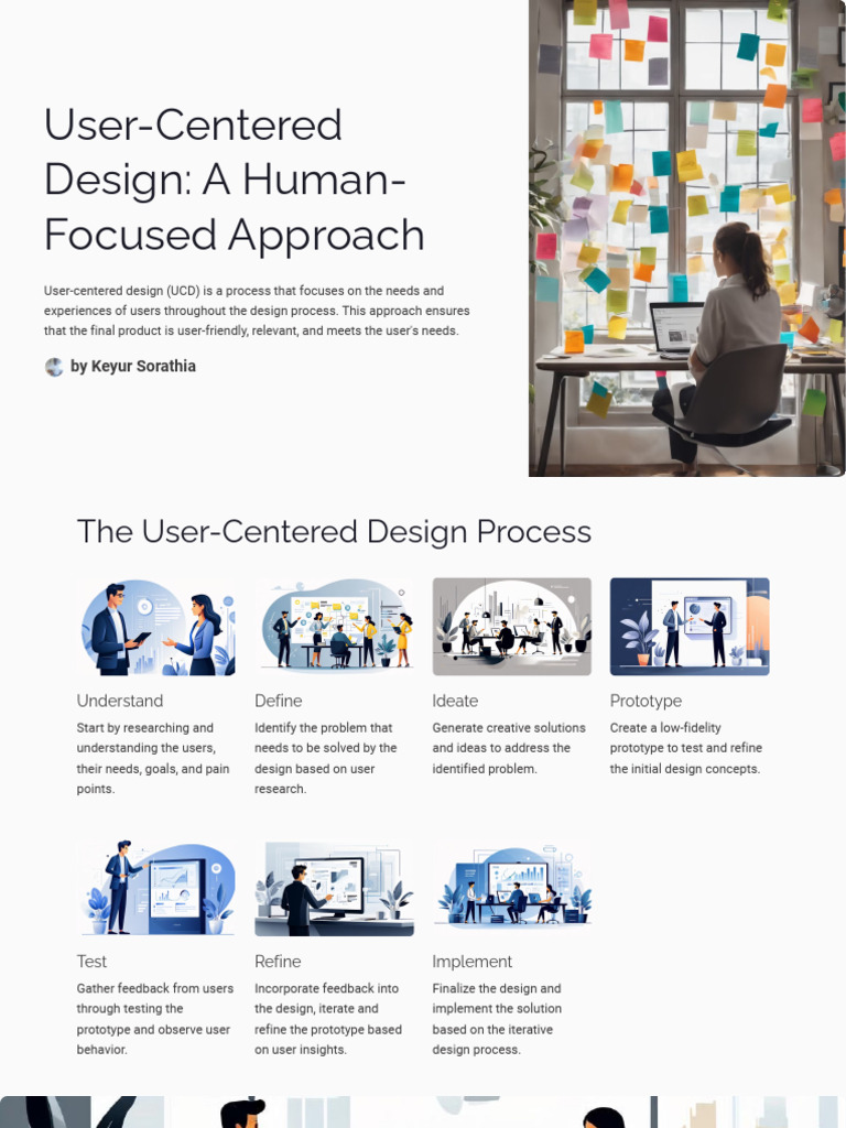 User Centered Design A Human Focused Approach | PDF