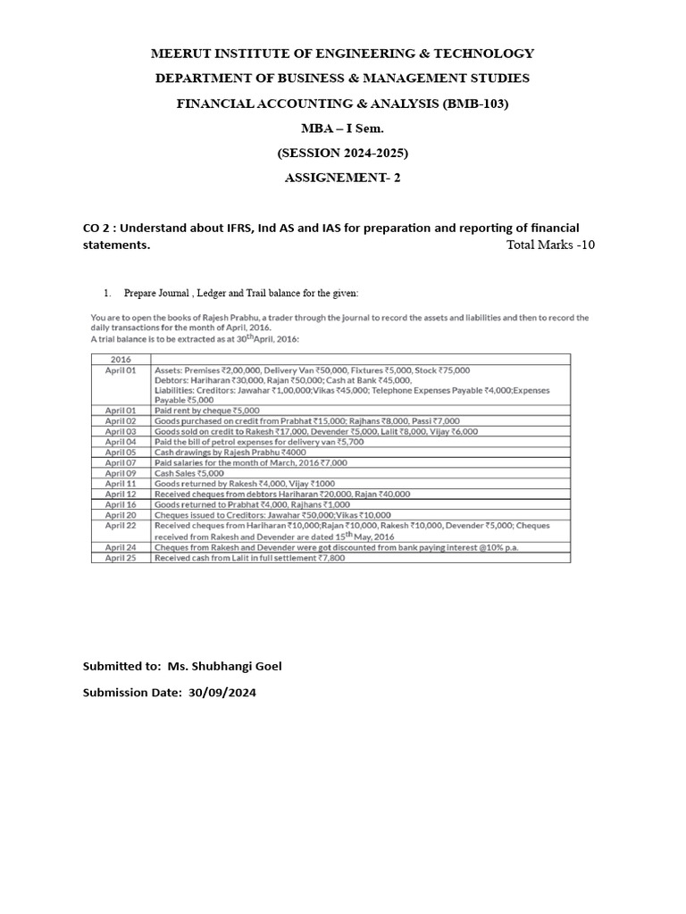 BMB-103 Assignment-2 | PDF