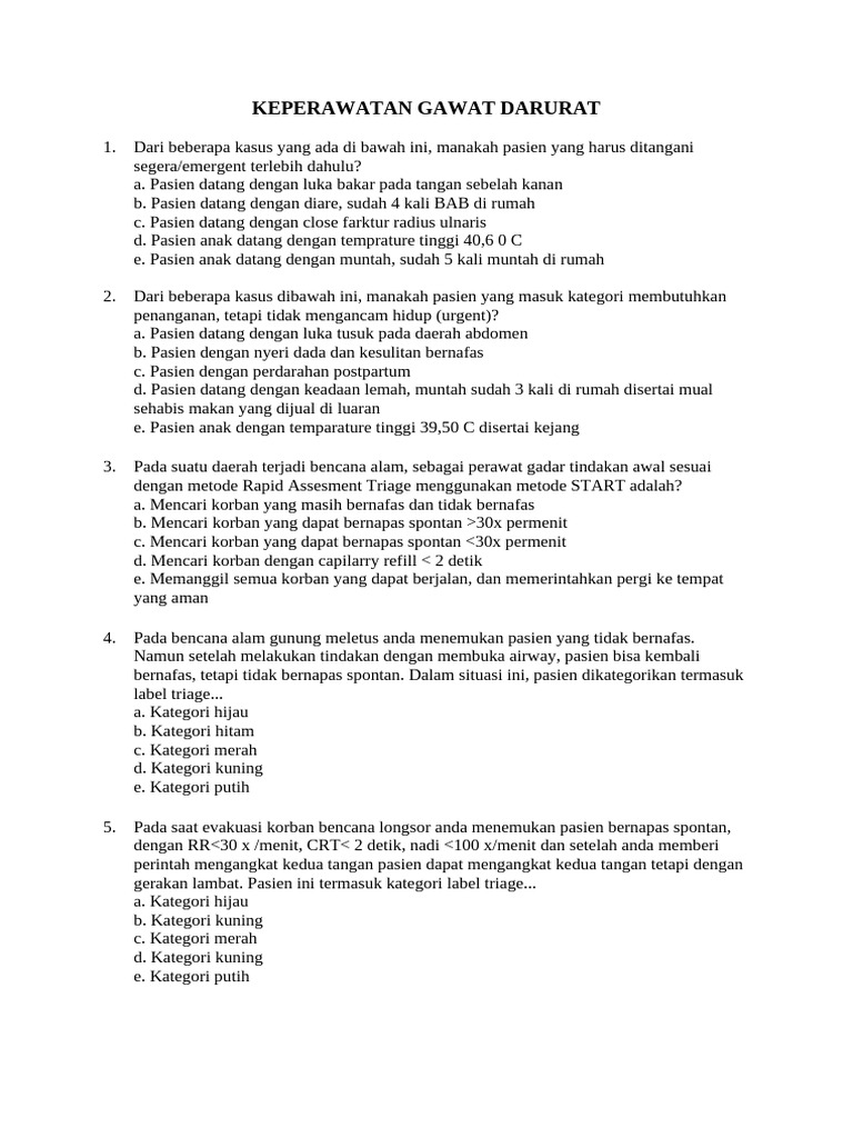 Soal Ukom Gadar Devi | PDF