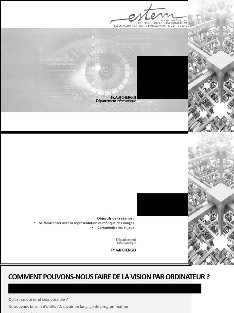 Computer Vision - Chapitre 2 - Introduction À OpenCV | PDF