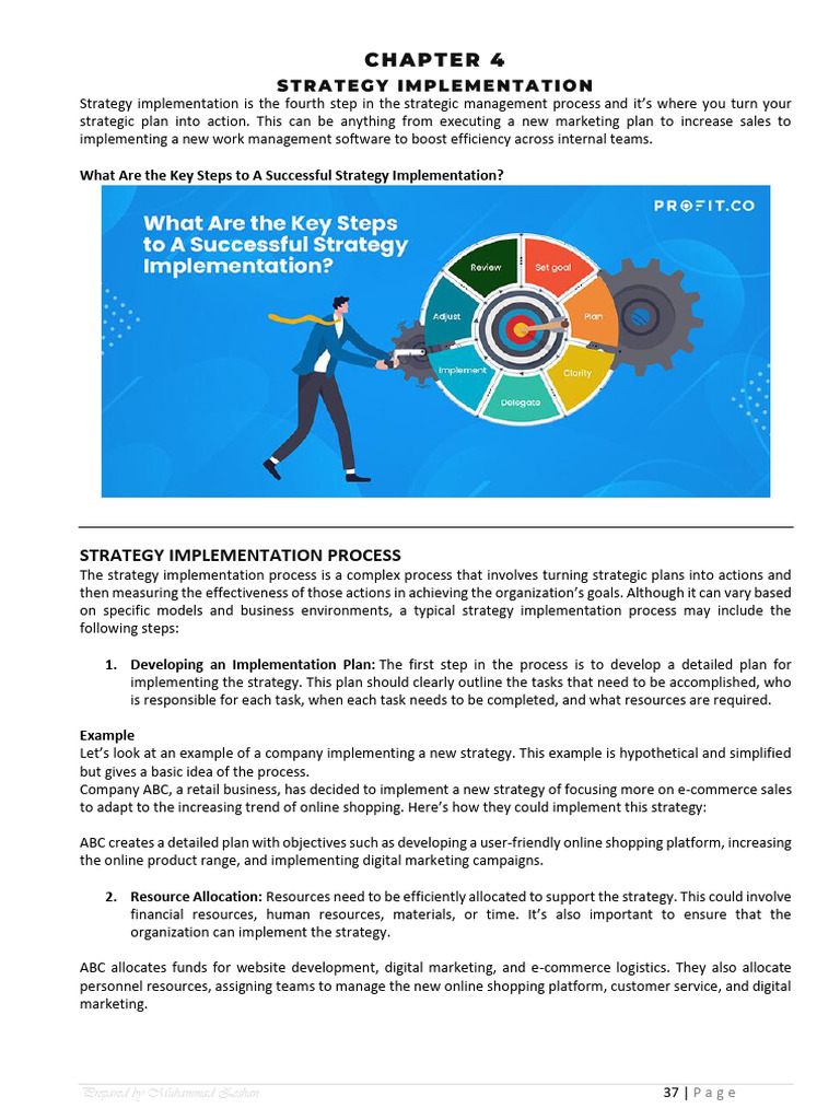 Chap4-Strategy Implementation | PDF