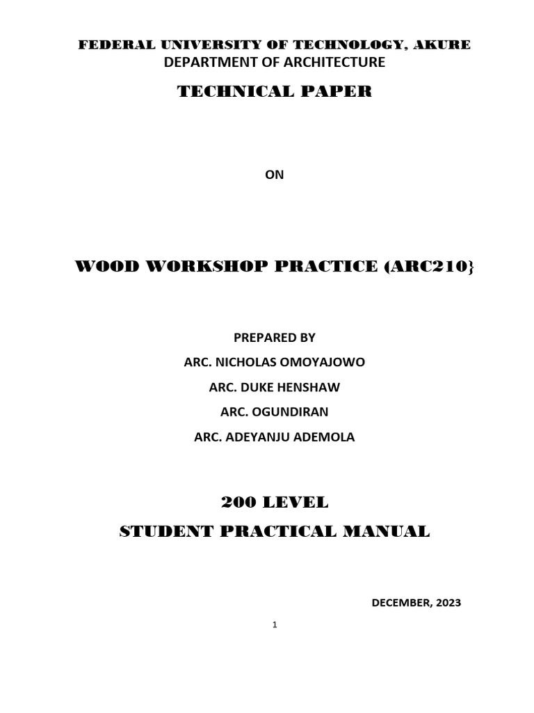01 Nicholas Wood Workshop | PDF