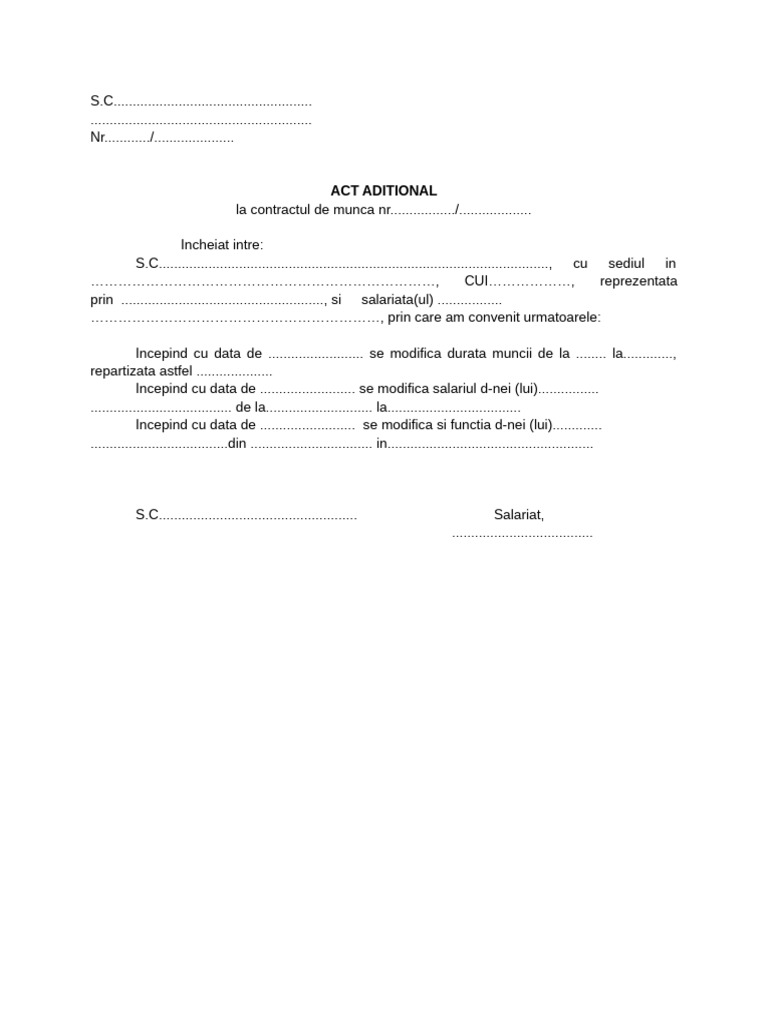 Act Aditional La CIM | PDF