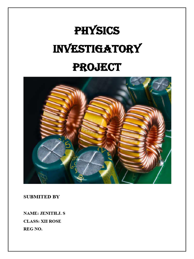 Jenith .J.S. Physics - XII FINAL COPY (1) .. RFRFRF | PDF