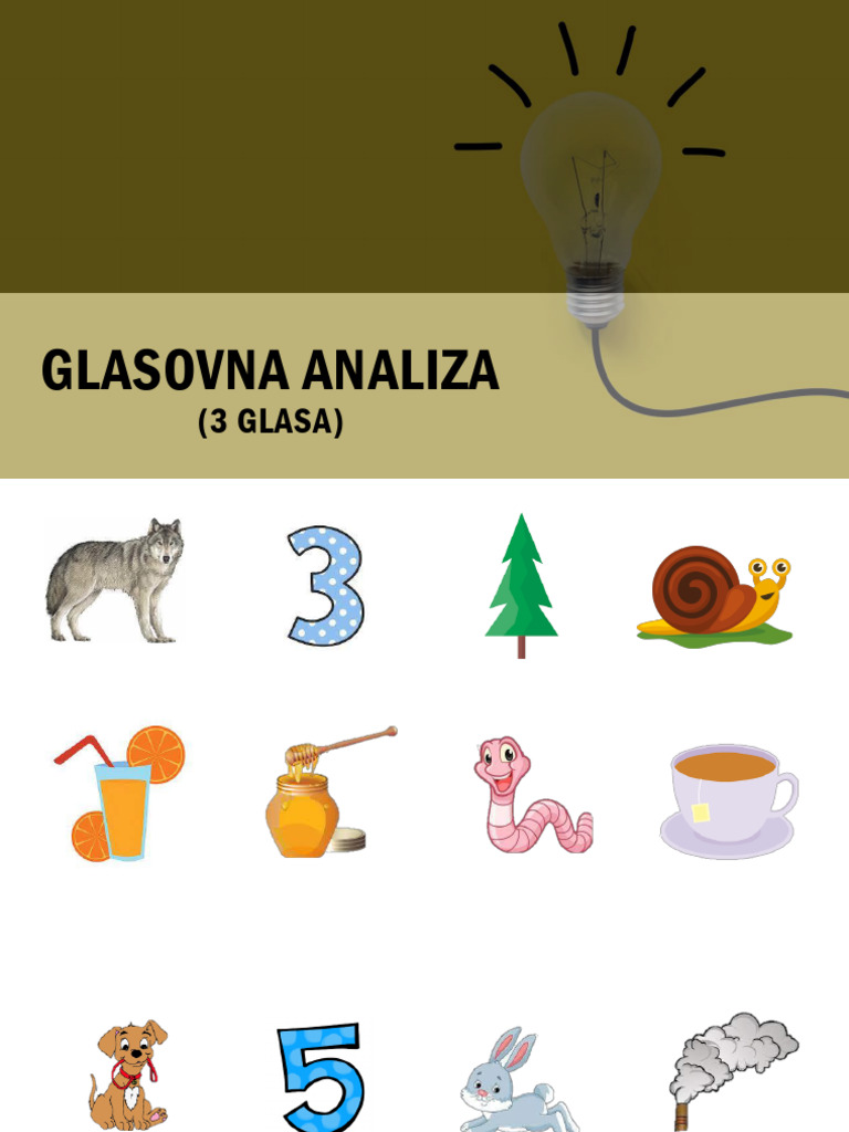GLASOVNA ANALIZA (3 Glasa) | PDF