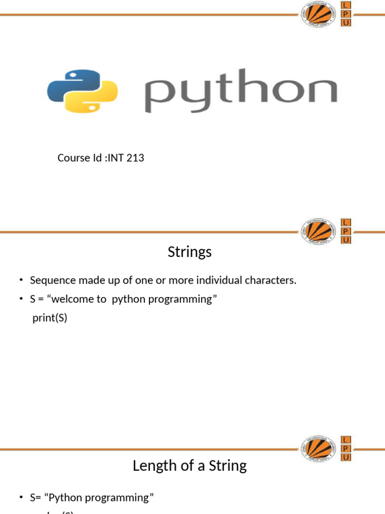 6.Strings | PDF 6.Strings | PDF