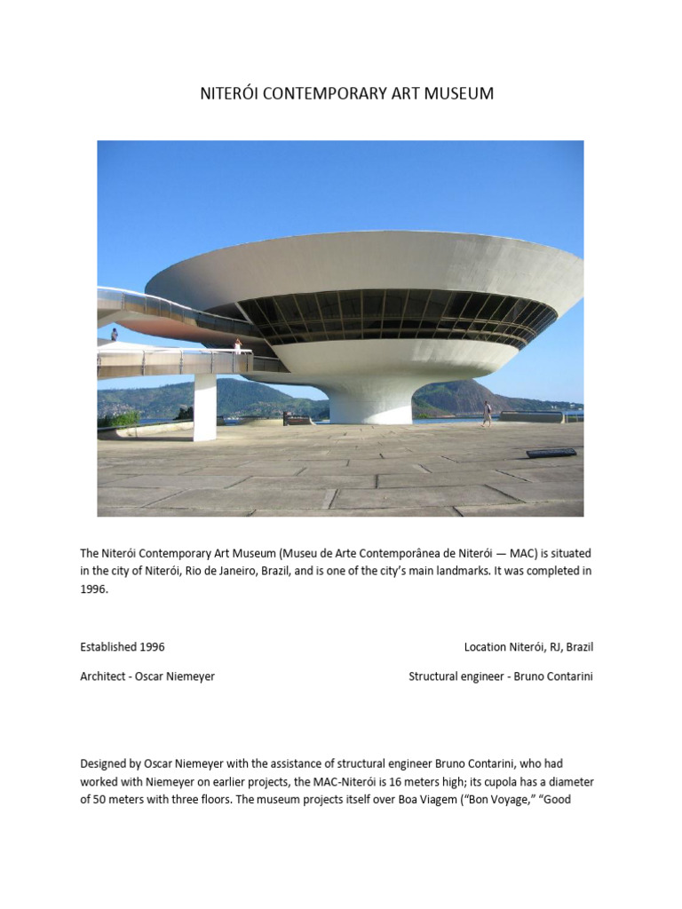 NITERÓI CONTEMPORARY ART MUSEUM | PDF