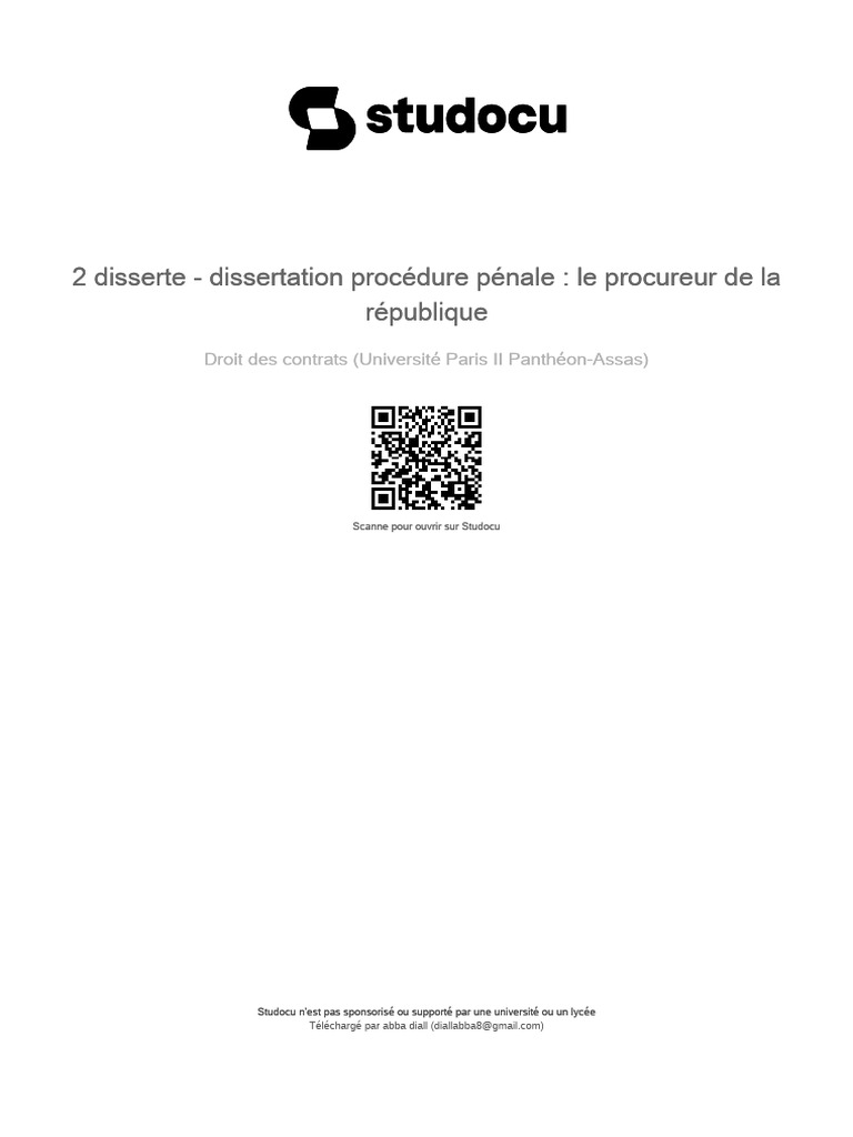 Le Procureur | PDF