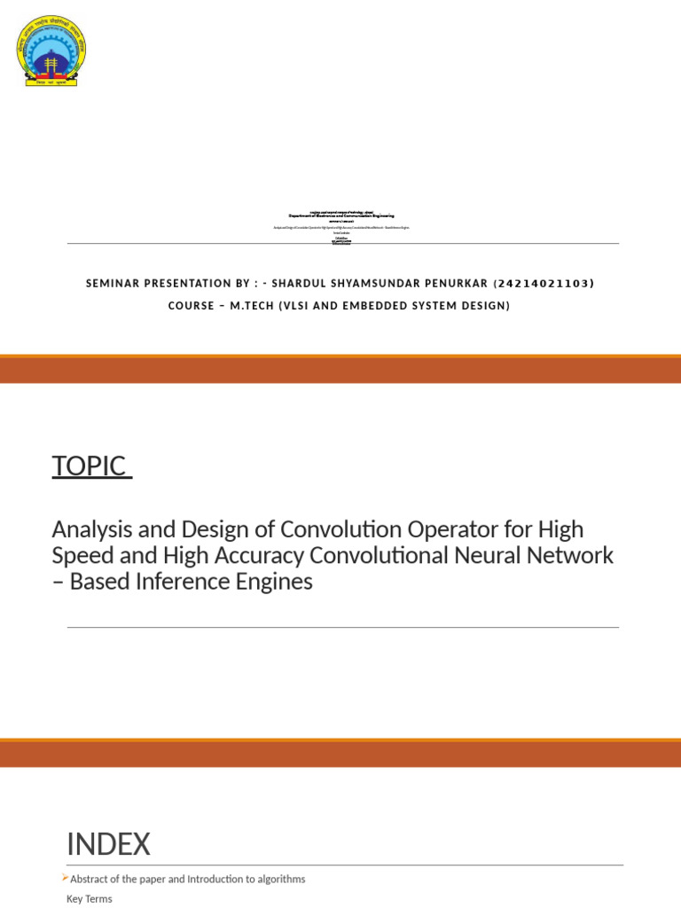 M Tech Seminar - 1 PPT | PDF