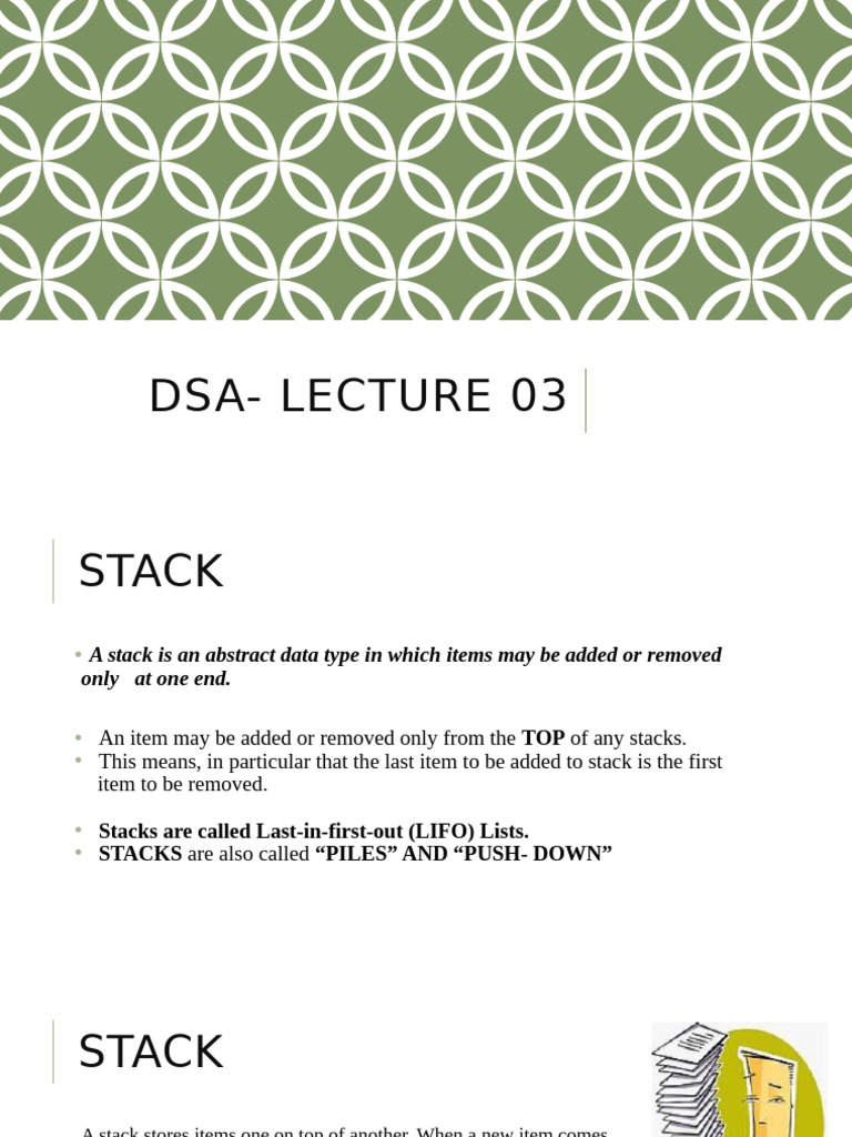 Lecture 03 | PDF