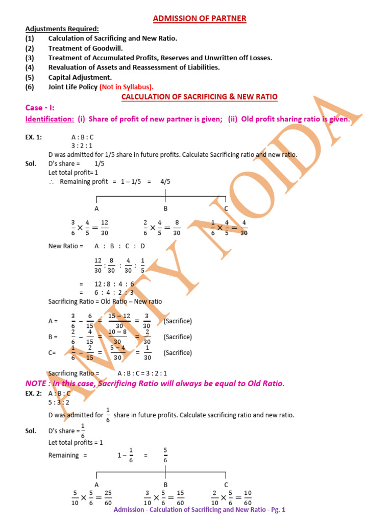 New PSR & S. Ratio | PDF
