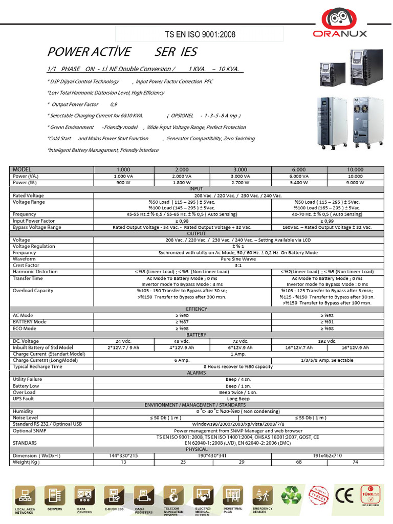 Power Acti̇ve Series - İng. - Noname | PDF | Alternating Current | Technology & Engineering