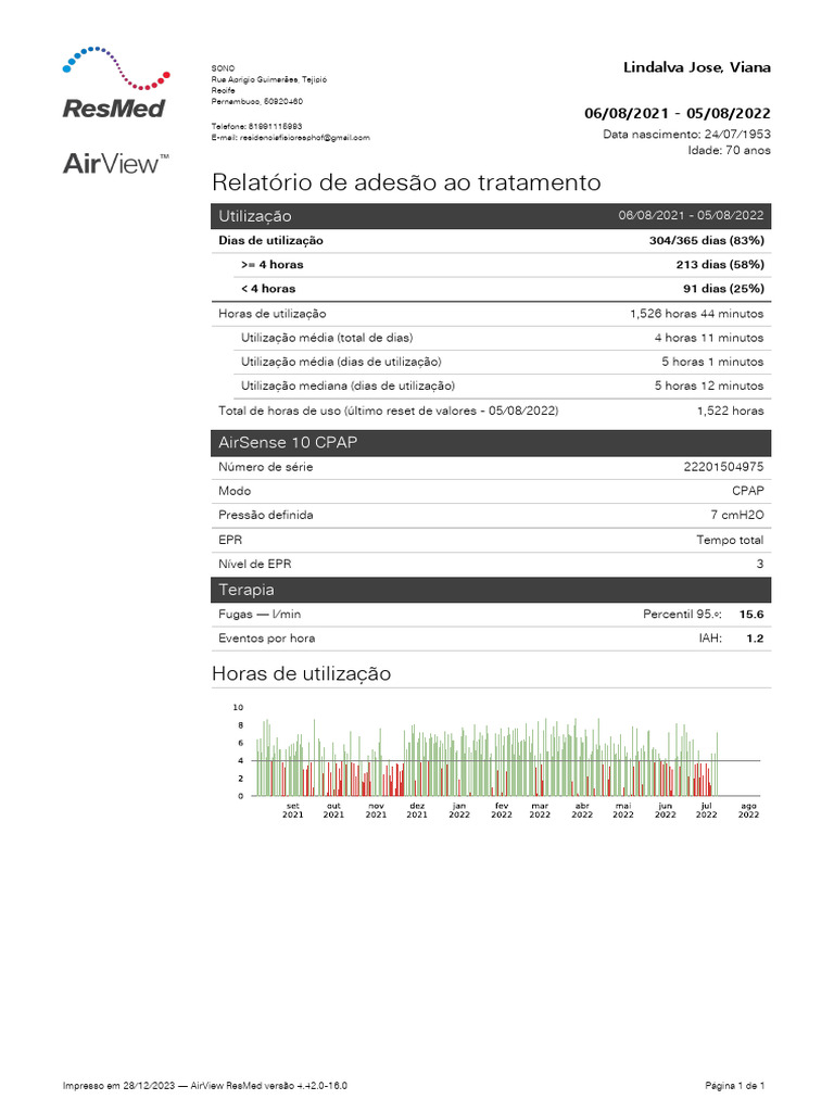 Relatório Adesão e Terapia 12282023 151857 | PDF