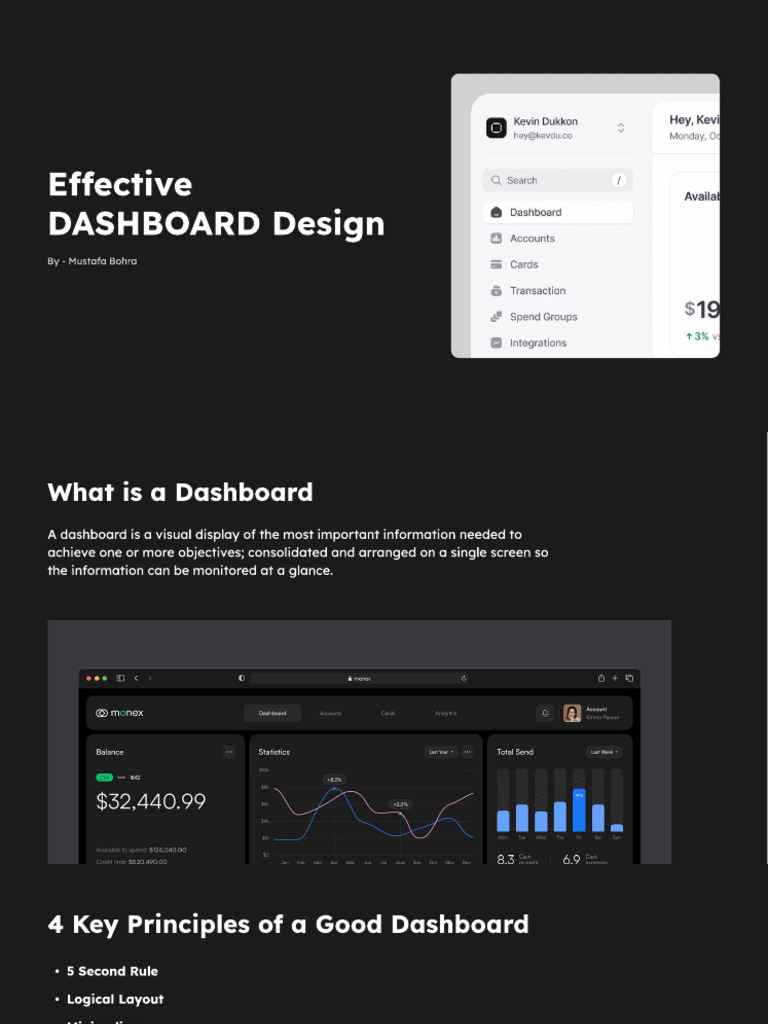 Dashboard Presentation | PDF
