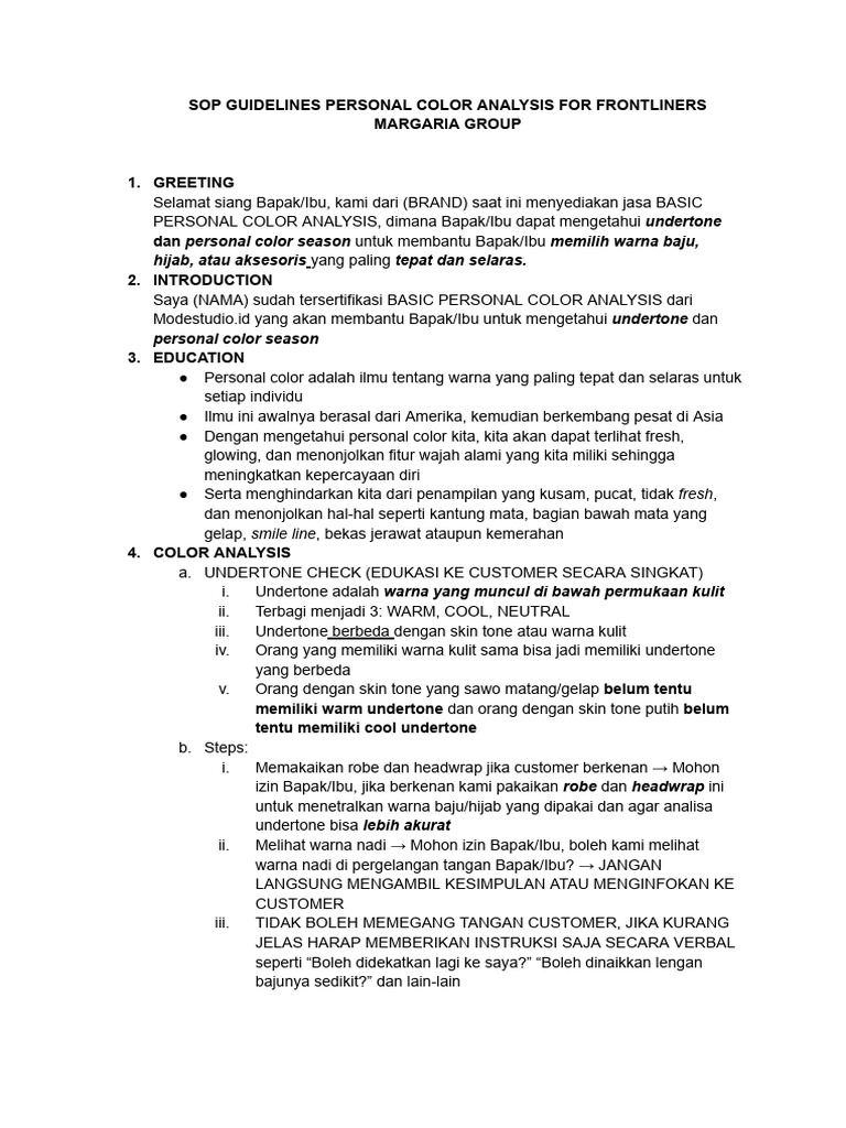 SOP Guidelines | PDF