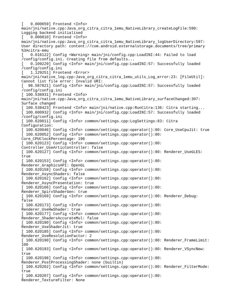 Citra Log - Txt.old | PDF