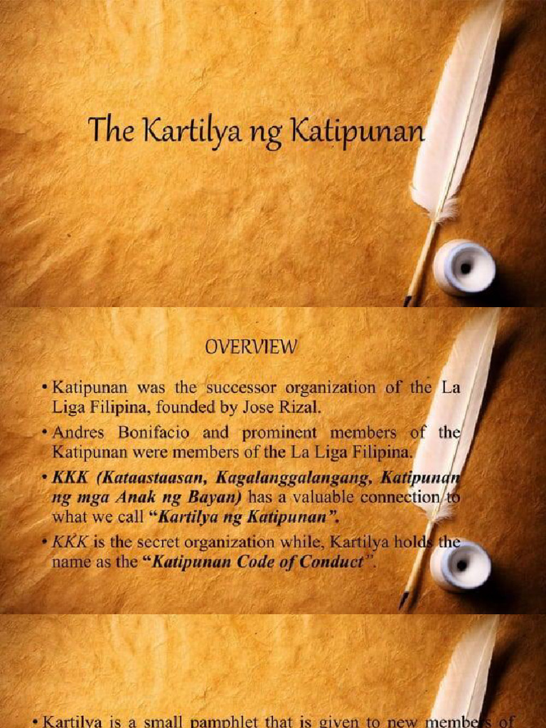 Kartilya NG Katipunan | PDF