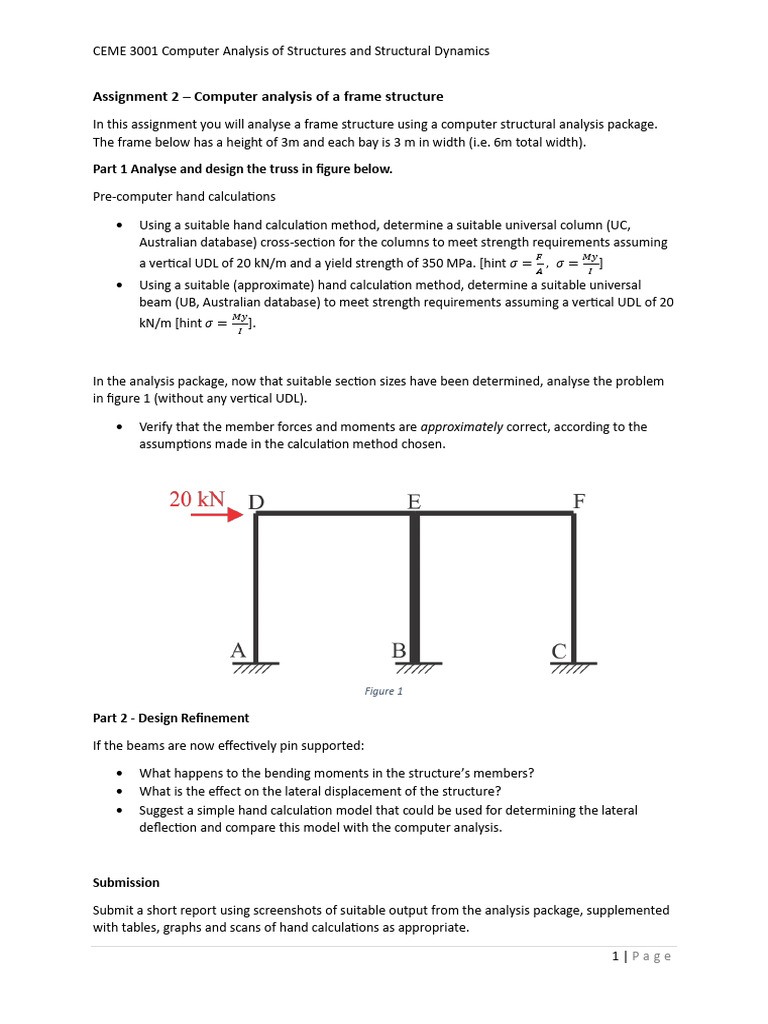 A2 Frame Analysis | PDF