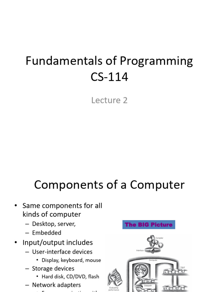 Lect 2 Fop | PDF