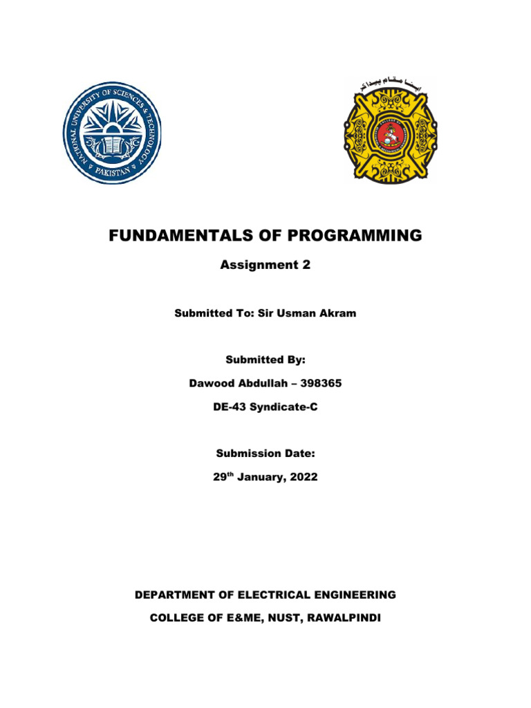 Assignment 2 | PDF Assignment 2 | PDF