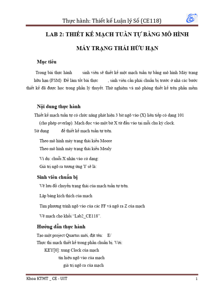 Lab2 - May Trang Thai Huu Han (FSM) | PDF