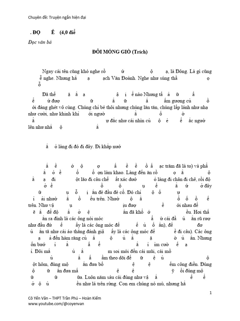 Bản in Yến Văn | PDF