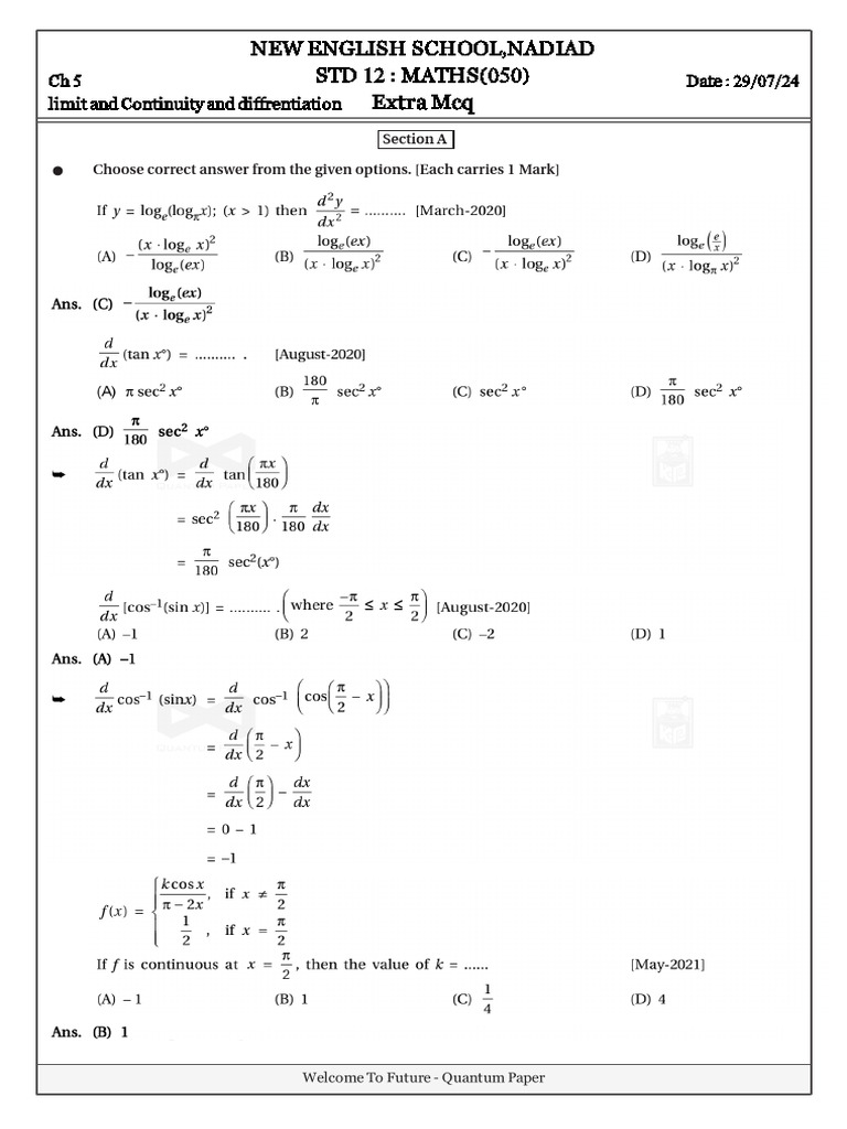 Maths CH 5 Practice | PDF