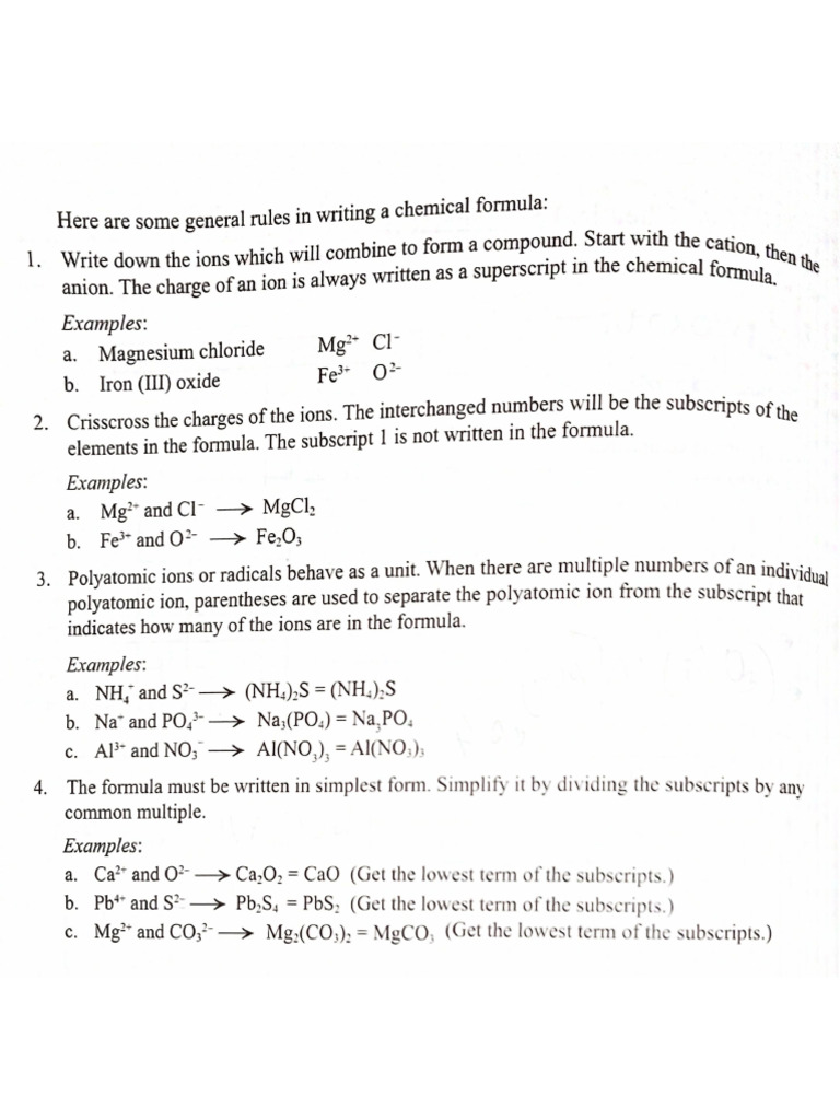 Chemical Naming | PDF
