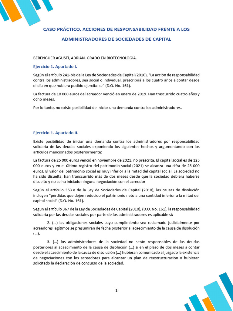 CASO PRÁCTICO T9 | PDF