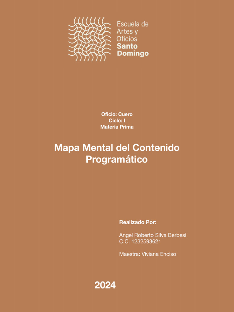 Mapa Mental Contenido Programático | PDF