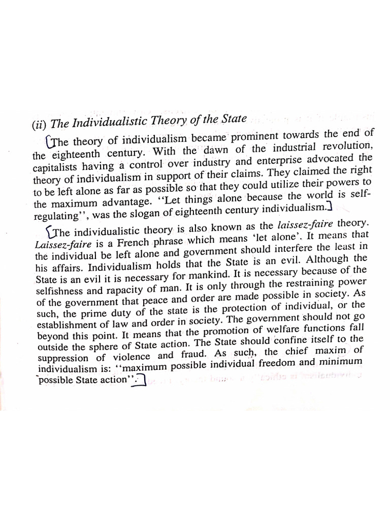 Individualist Theory Pdf