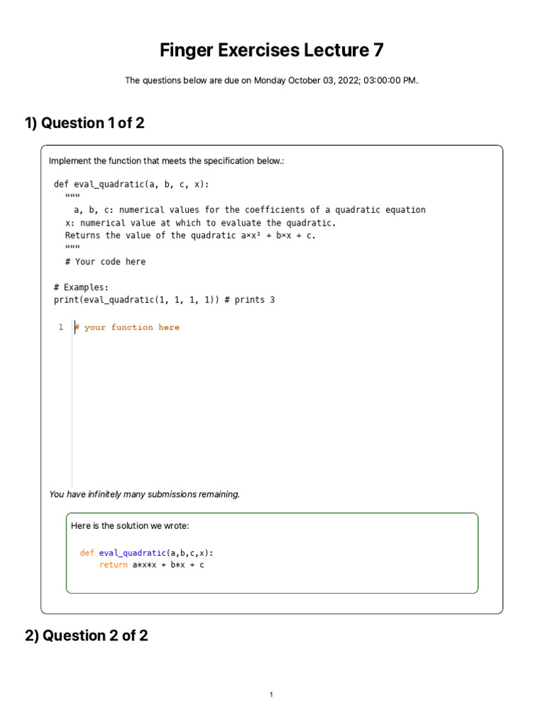 Mit6 100l f22 Ex07 Sol | PDF