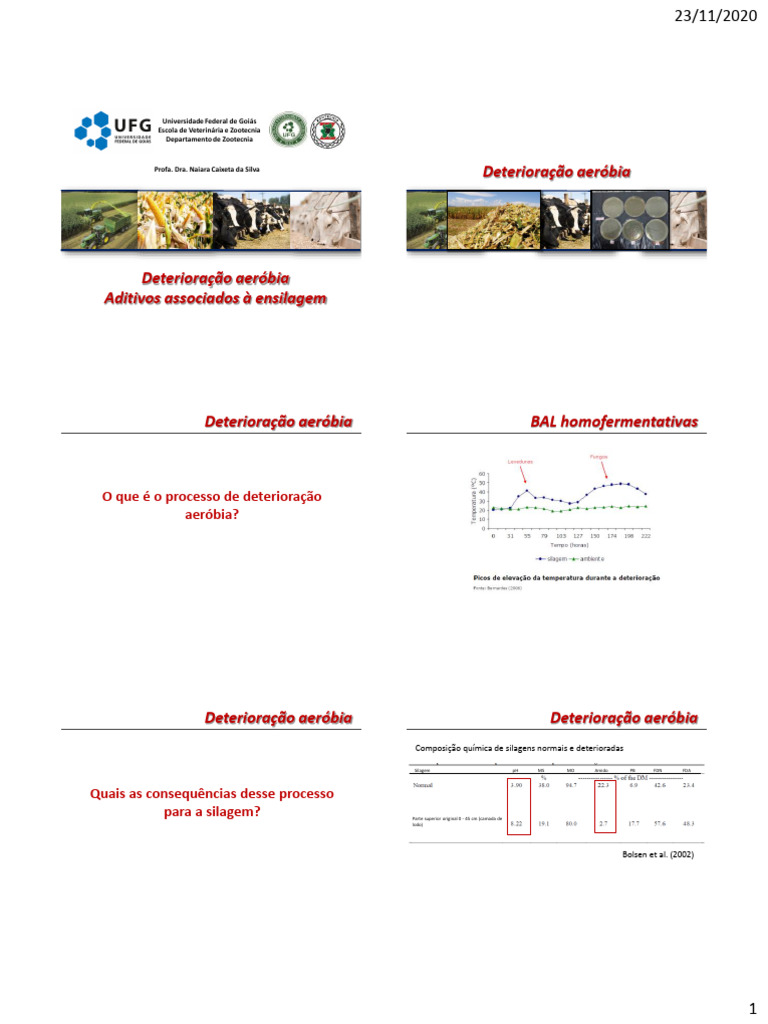 Aula_8._Deteriorao_e_aditivos_associados__ensilagem_2020_AGRO (1) | PDF