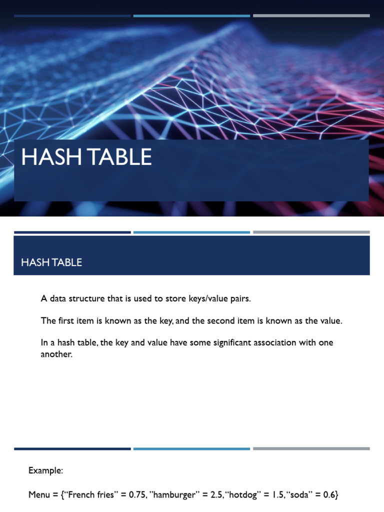 Hash Table | PDF