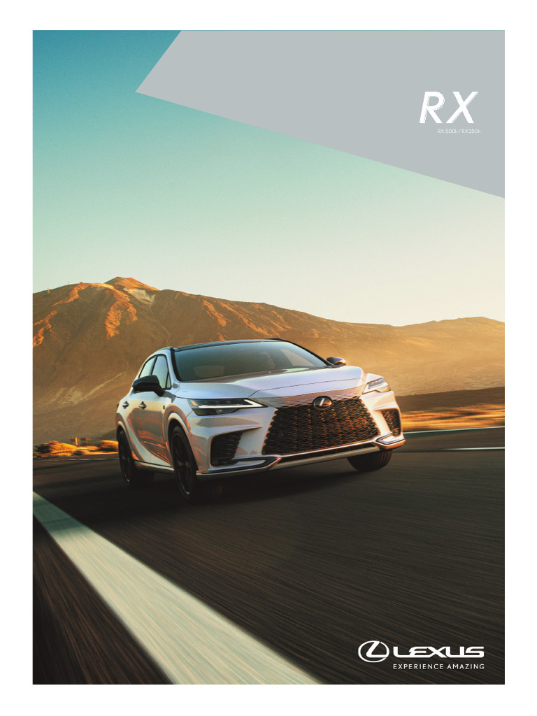 Lexus RX Brochure | PDF