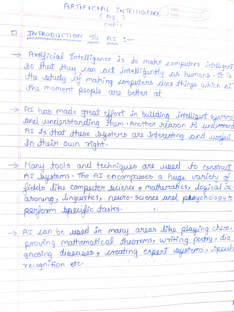 AI Unit 1 Notes | PDF