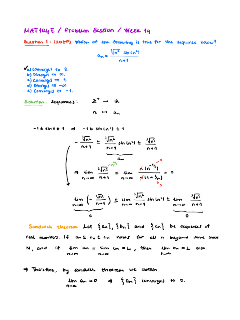 Mat104e PS14 15.05.23 | PDF