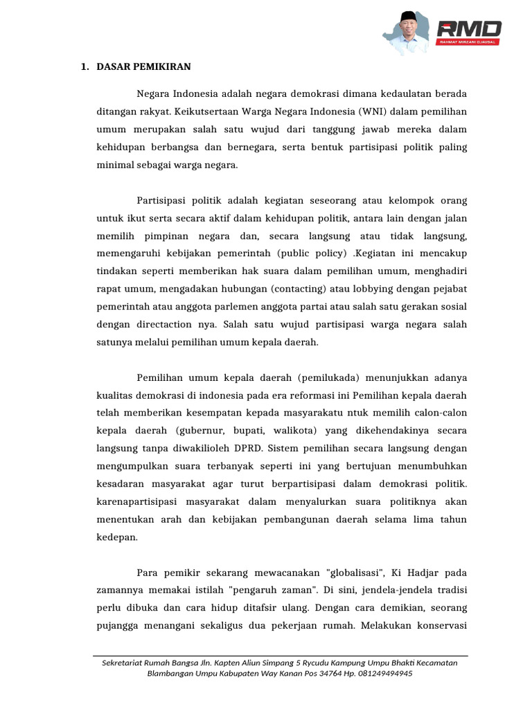 PROPOSAL PENGAJIAN AKBAR RMD | PDF