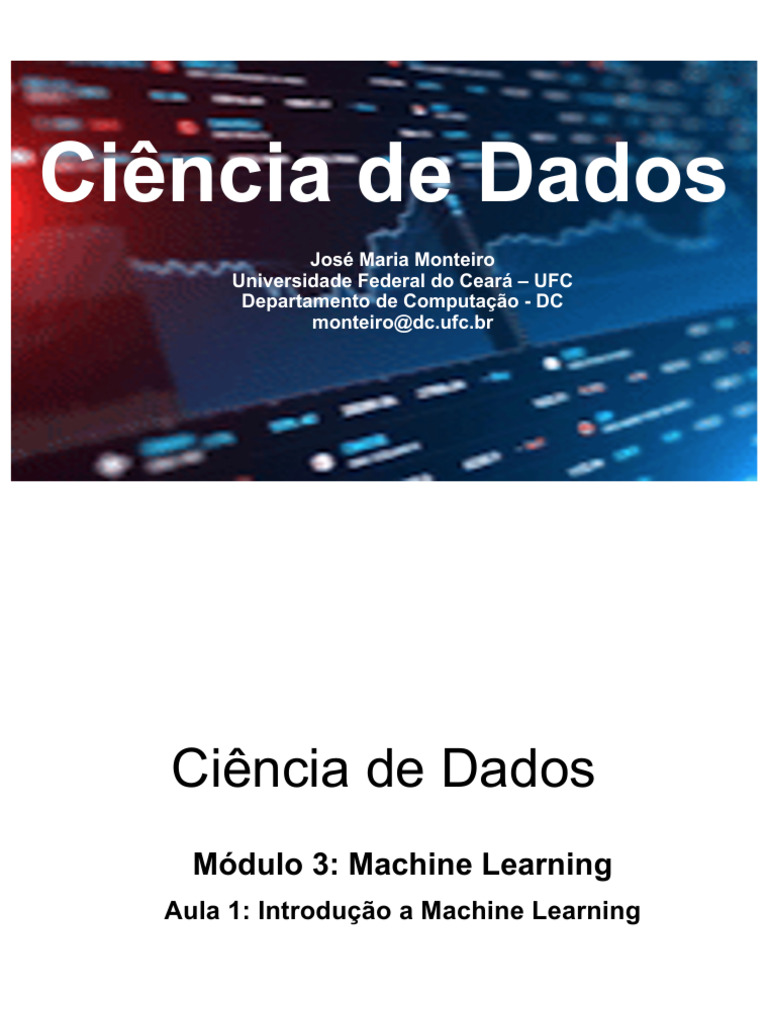Curso Ciencia de Dados - Modulo 2 - Aula 1 - Conceitos Básicos de ...