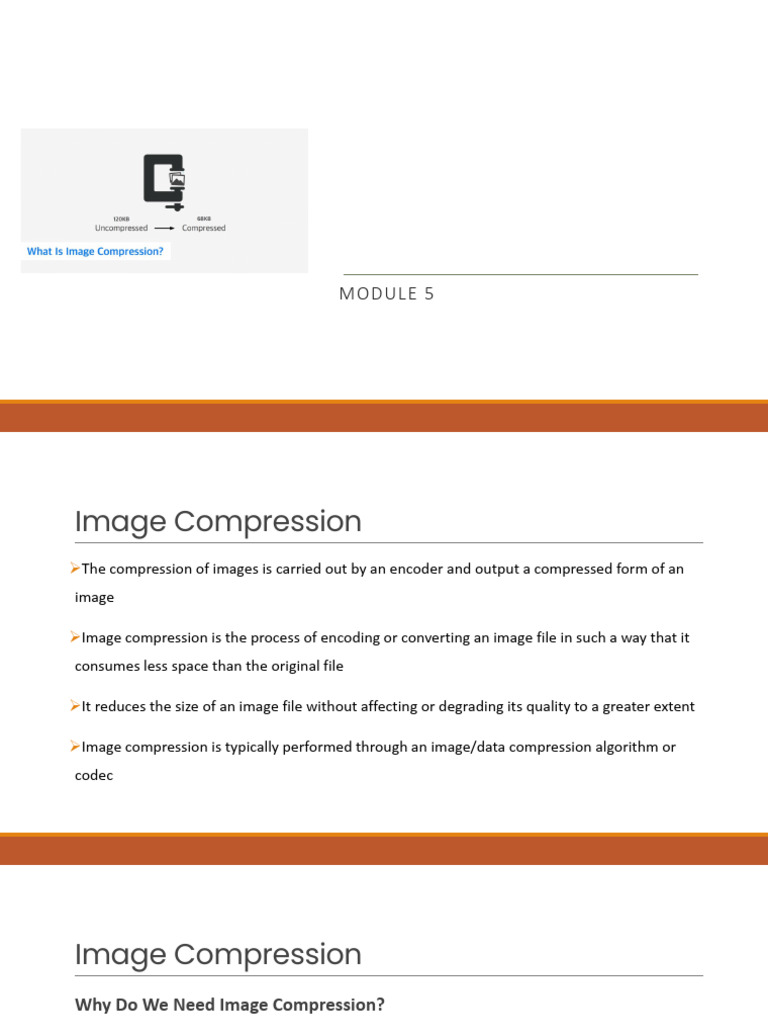 Module - 5 Image Data Compression | PDF | Data Compression | Information And Communications ...