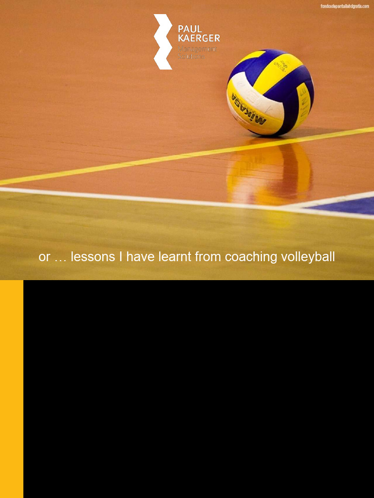 Volleyball Insights for Effective Management | PDF | Cognition | Social ...
