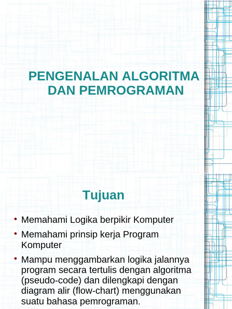 Pengantar Algoritma | PDF