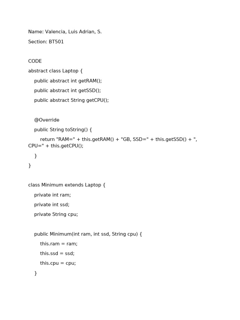 04 Laboratory Exercise 1 - ARG4 | PDF