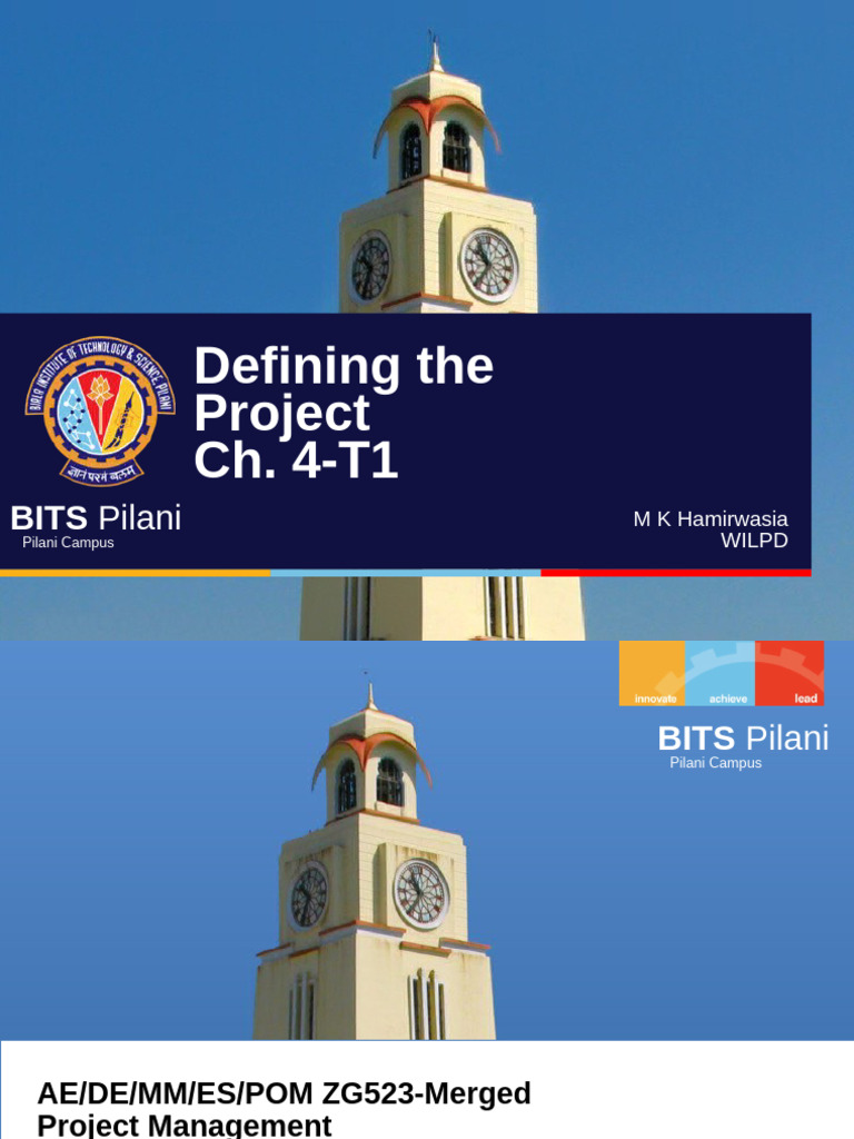 L8-Defining The Project - PM | PDF