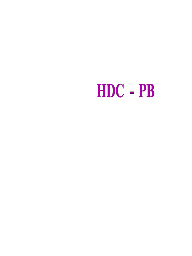 HDC-PB Manual v08 Eng | PDF