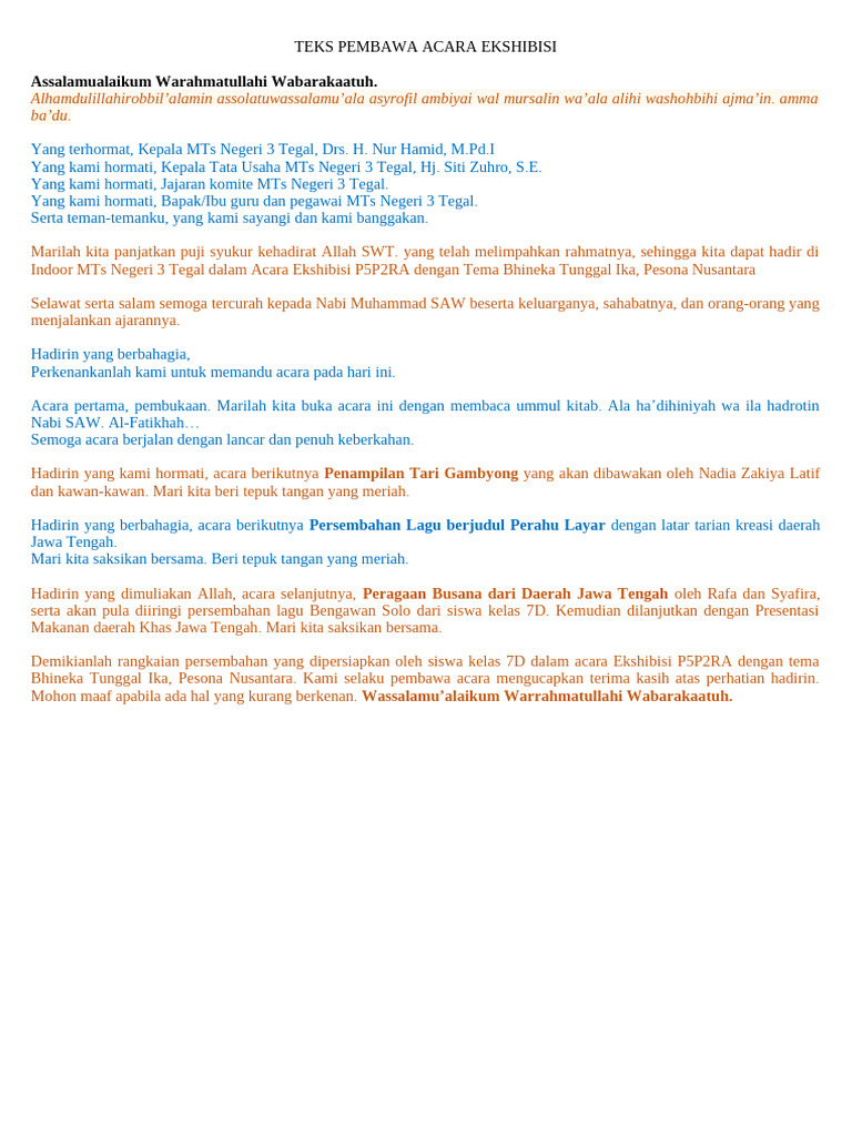 Alhamdulillahirobbil'alamin Assolatuwassalamu'ala Asyrofil Ambiyai Wal Mursalin Wa'ala Alihi ...